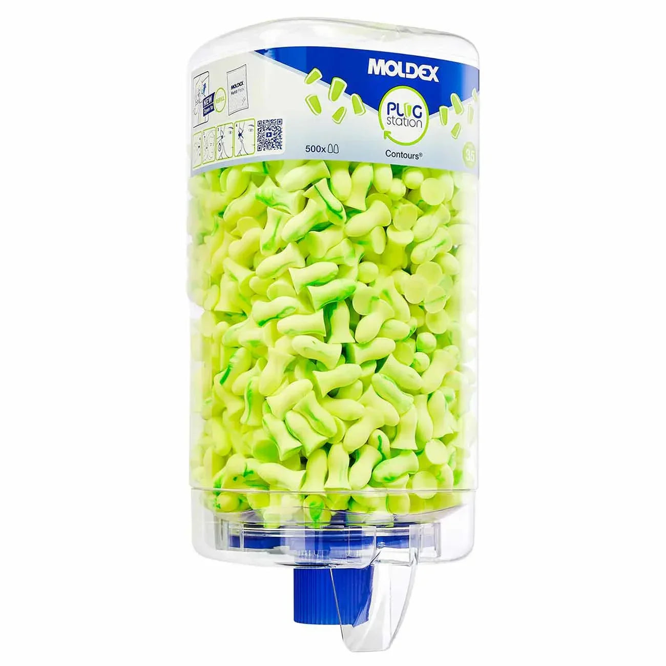 MOLDEX 7450 Contours Earplugs Dispenser 500 Pairs
